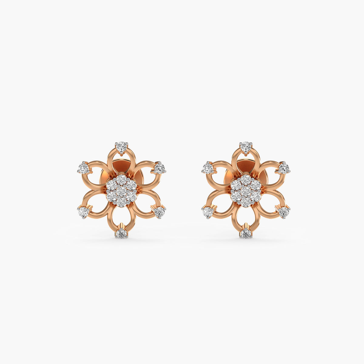Twinkle Blossom Studs – MOENA | Lab Grown Diamond Jewellery
